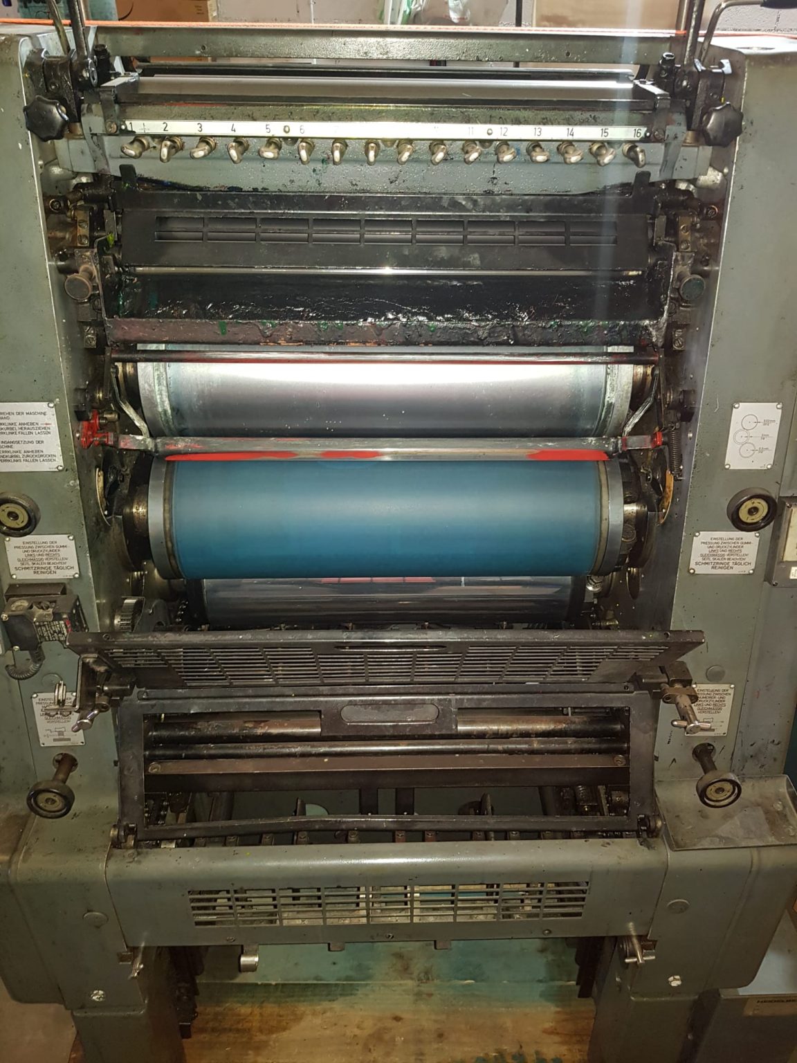 Máquina de impresión offset Heidelberg GTO 52 - Maquinaria Gráfica Montijo